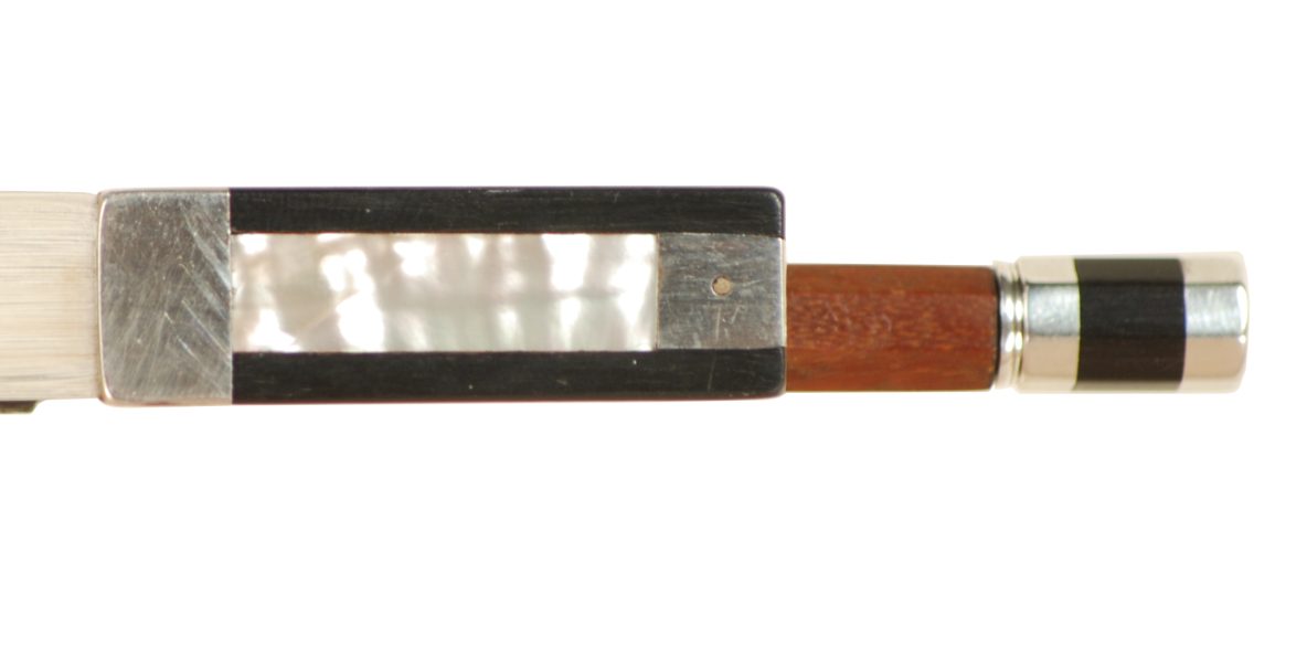 A Fine Sterling Silver Pernambuco German Violin Bow Willy Roth circa ...