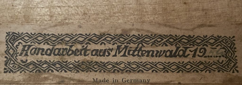 Beautiful Handmade Mittenwald Cello, circa. 1950 | J.R. Judd Violins