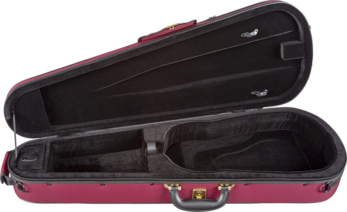 Howard Core Superlight Shaped Viola Case – Burgundy | J.R. Judd Violins