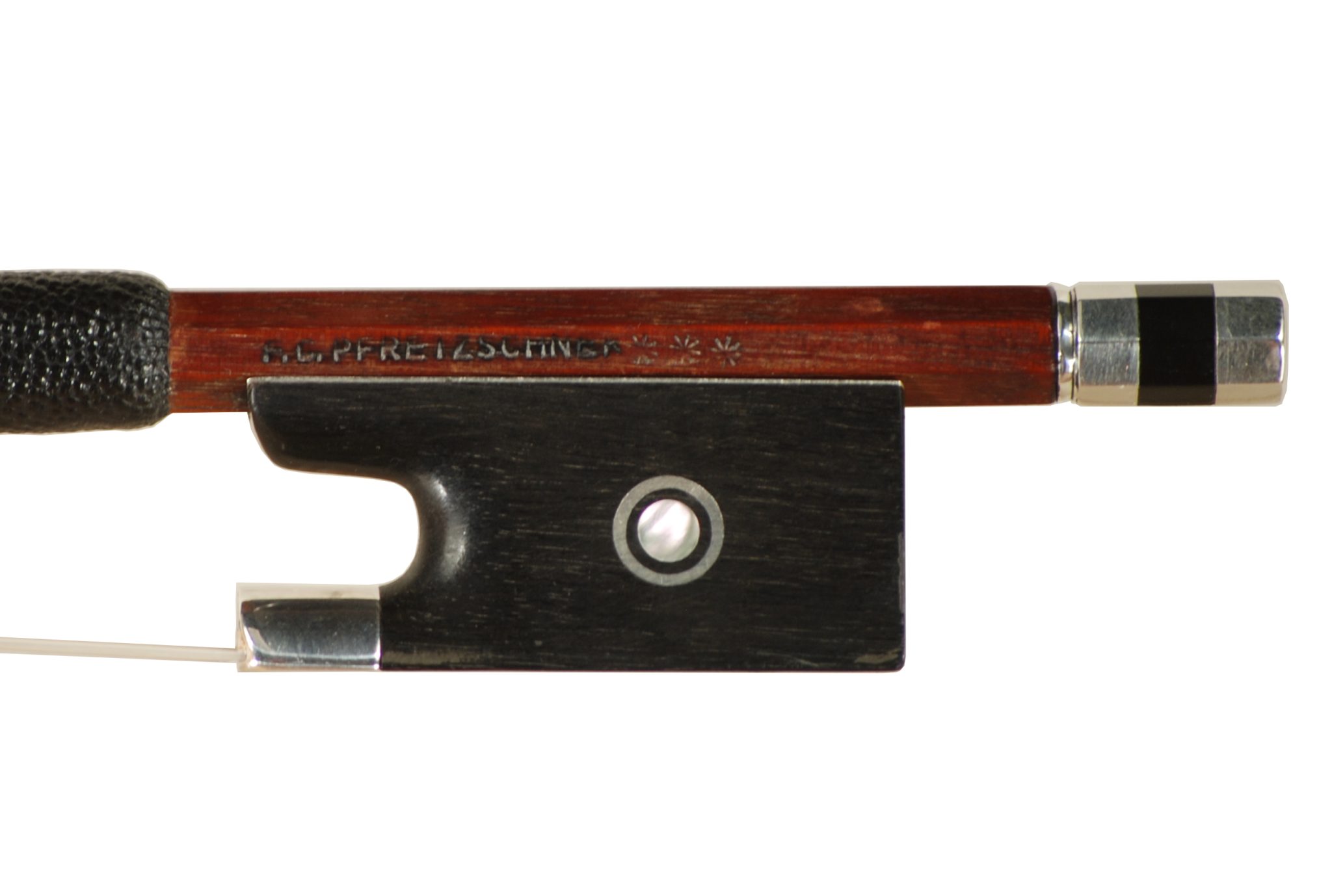 F C Pfretzschner *** Workshop Violin Bow – Sterling Mounts – West ...
