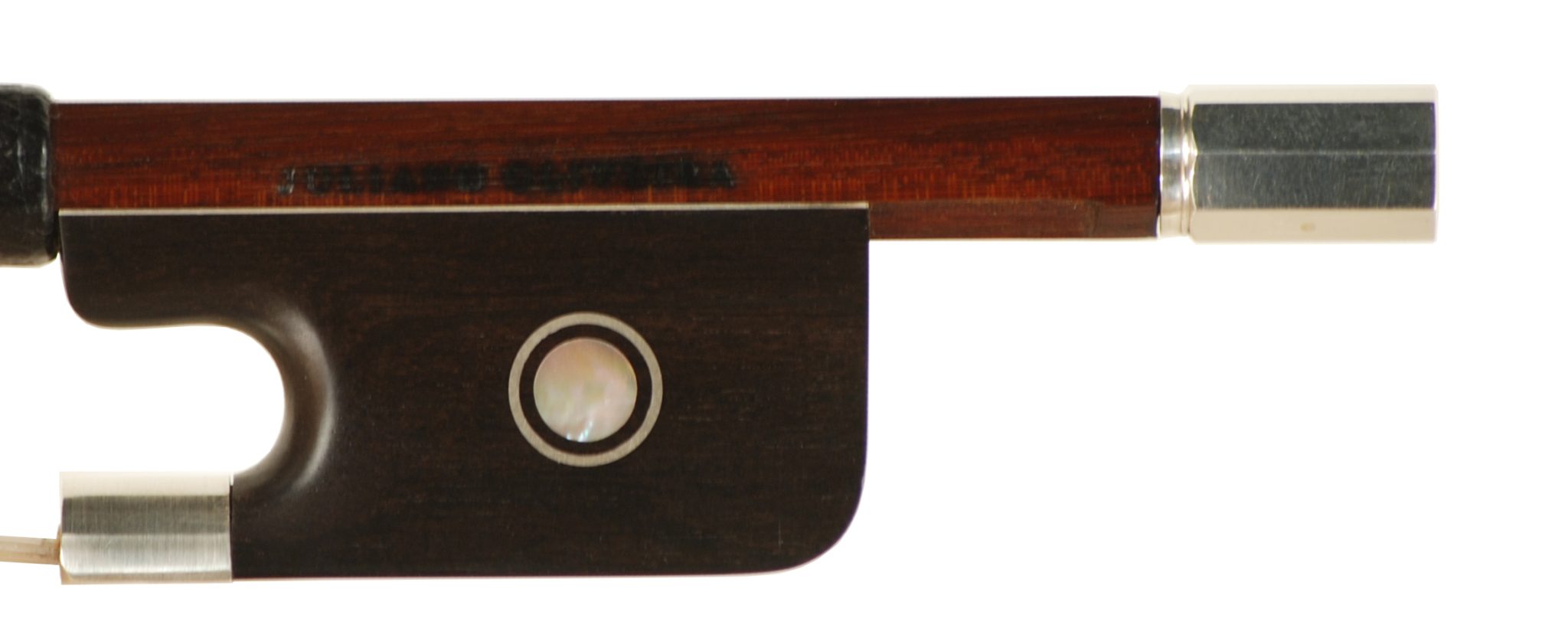 Juliano Oliveira Sterling Silver Pernambuco Viola Bow | J.R. Judd Violins
