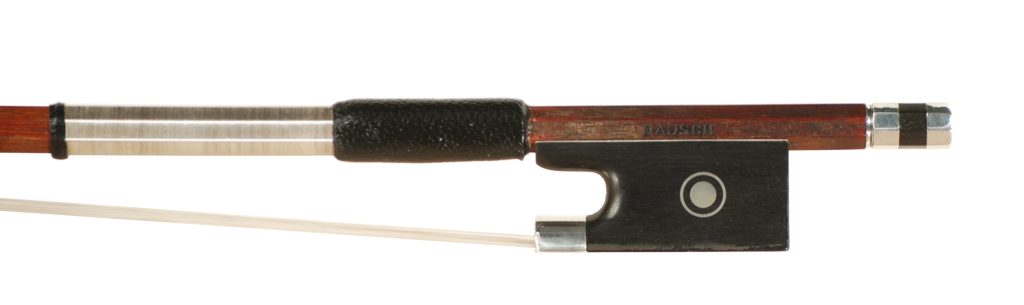 BAUSCH Sterling Silver Violin Bow Saxony/Markneukirchen Area circa 1890 ...