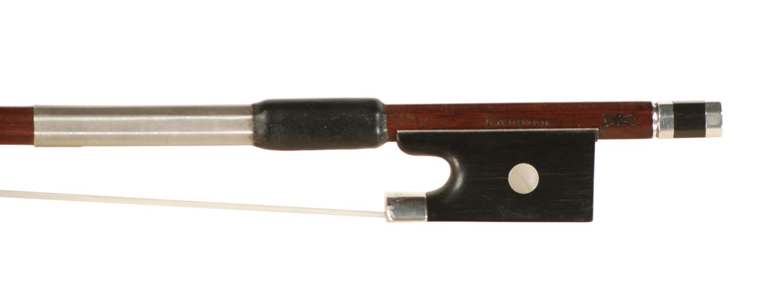 C.A. Hoyer Sterling Silver Violin Bow circa 1910-1920 | J.R. Judd Violins